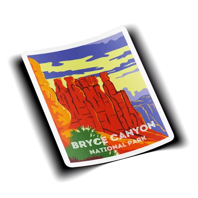 Bryce Canyon Utah National Park Souvenir Travel Gift Sticker Phone ...