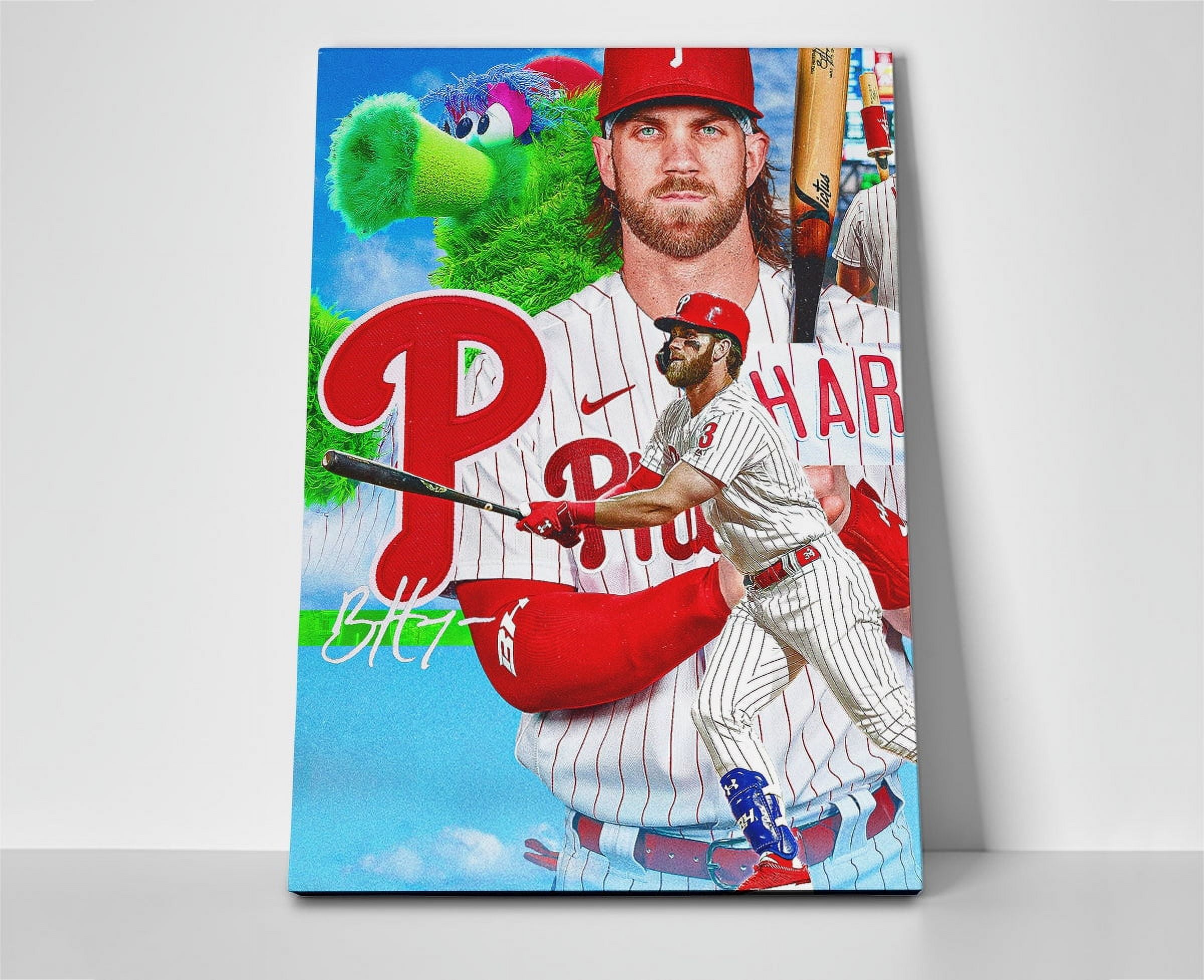 Bryce Harper Phanatic Poster or Wrapped Canvas - Walmart.com