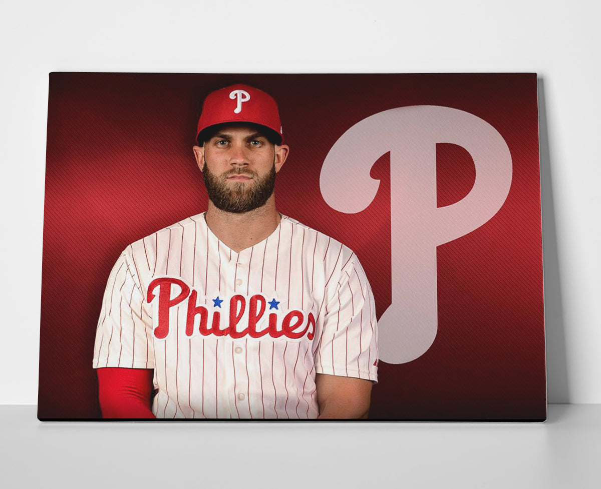 Bryce Harper Philadelphia Poster or Wrapped Canvas - Walmart.com
