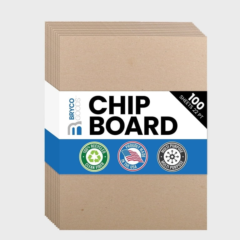 Chipboard Sheets 4x8 Brown Kraft Chipboard – Medium Weight 30 Point (0. ...
