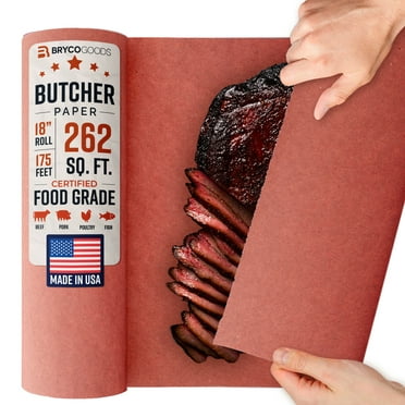 Duslogis Pink Butcher Paper Roll 15.8 Inch x 32.8 Feet | Unwaxed Food ...