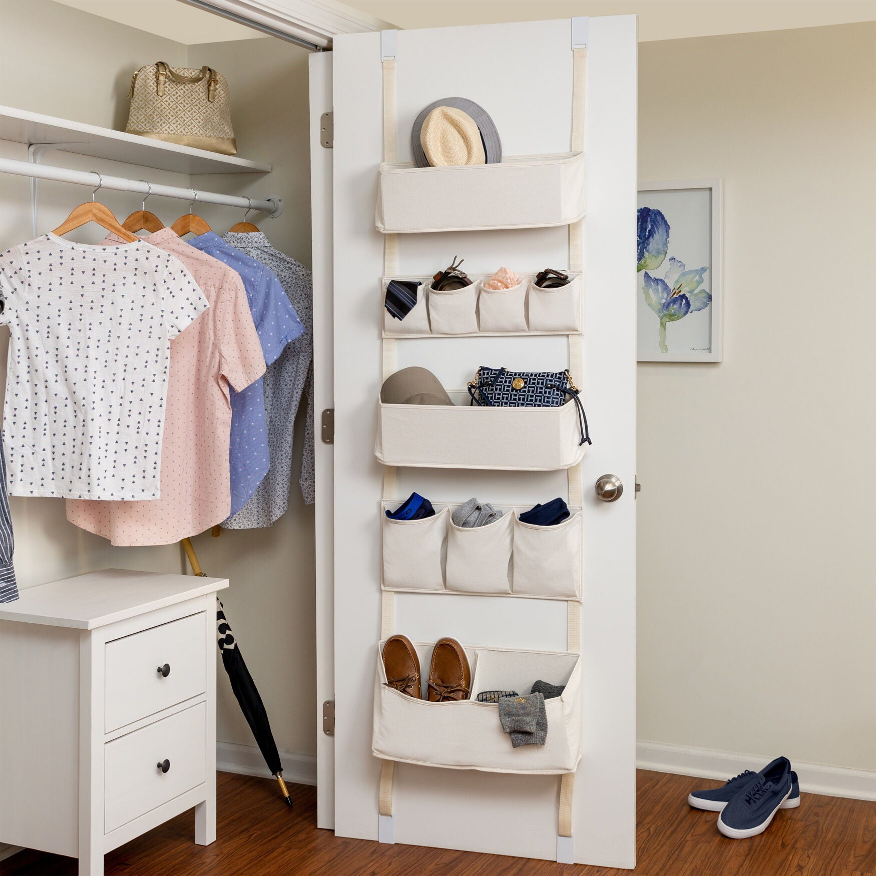 BrylaneHome 10-Pocket Over-The-Door Organizer - Walmart.com