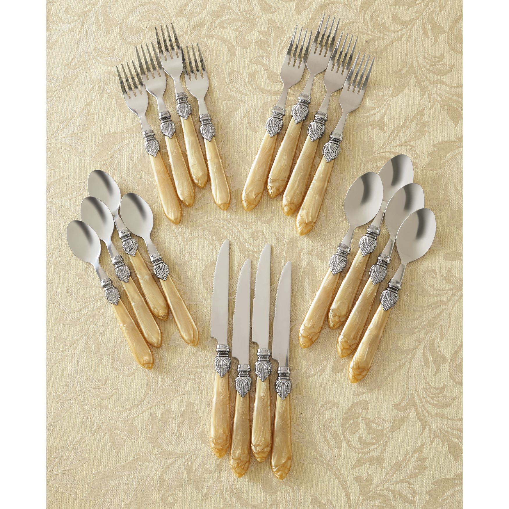 Gibson Wilmington Plus 55 Piece Flatware Set - Walmart.com