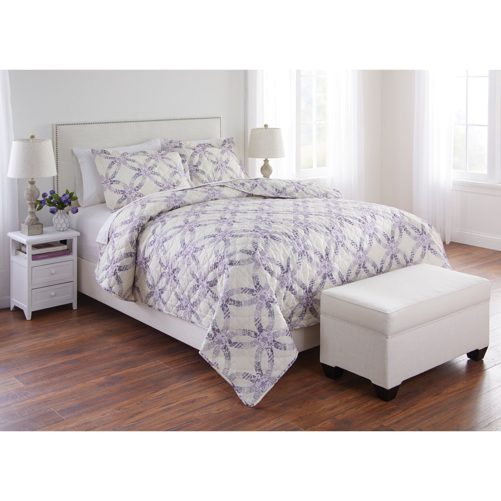 BrylaneHome 200 Thread Count 100% Percale Cotton Sheet - Walmart.com