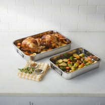 Cook Pro 4-Piece Stainless Steel Roaster/Lasagna Pan - Walmart.com