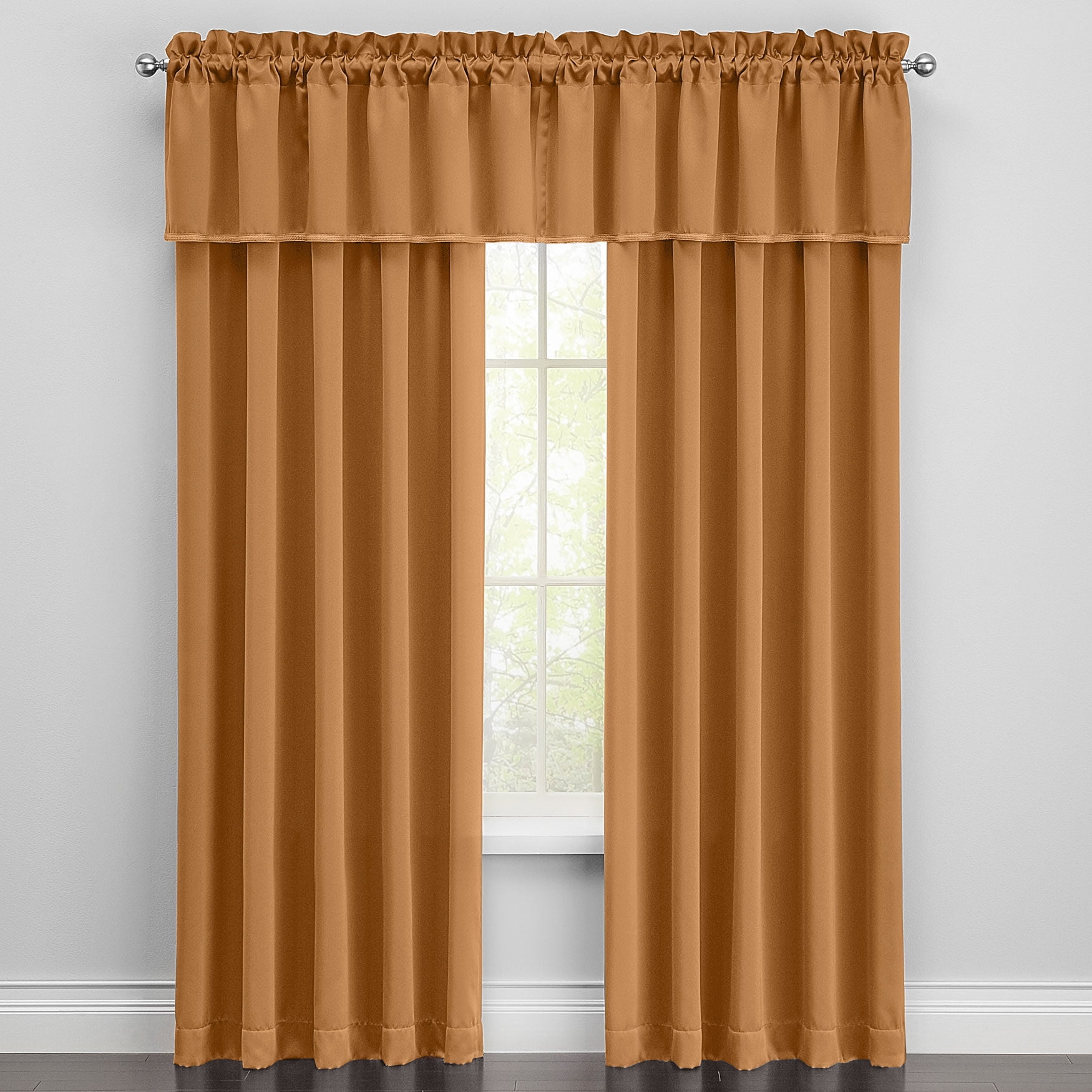 BrylaneHome BH Studio Room-Darkening Rod-Pocket Panel - Walmart.com