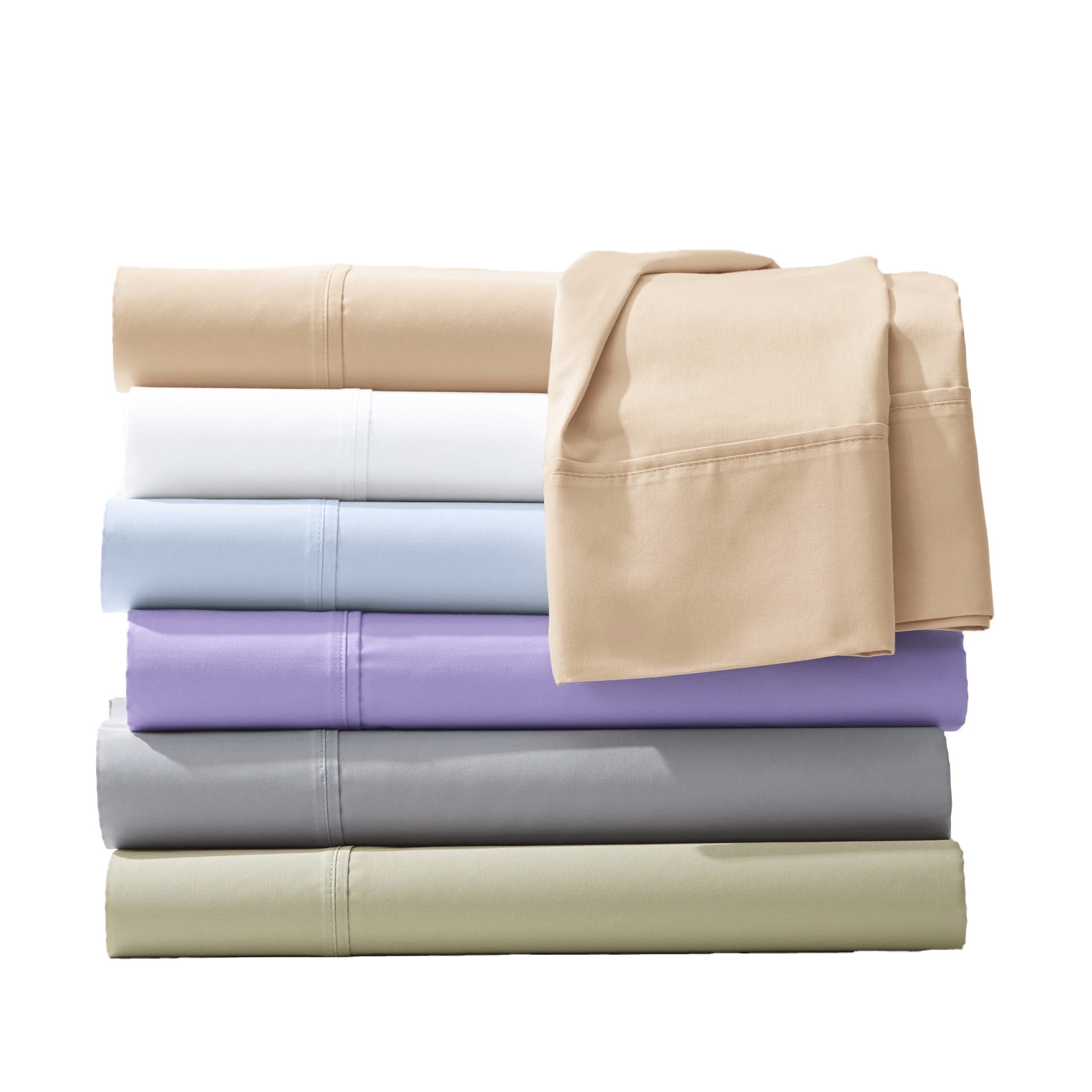 BrylaneHome Bed Tite 500 Thread Count Cotton Sheet Set - Walmart.com