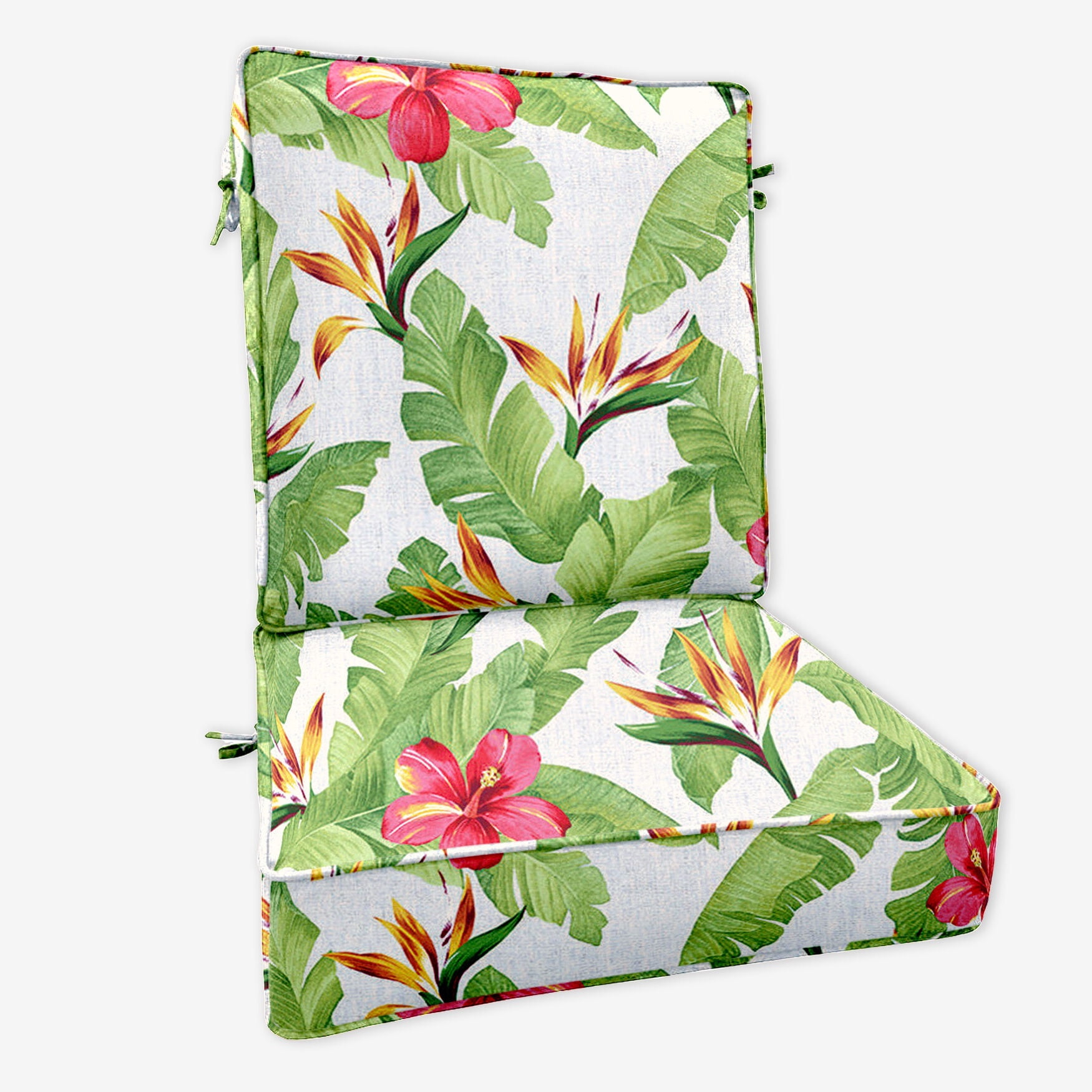 BrylaneHome Bh Outdoor Performance 2-Section Deep Seating Cushion ...