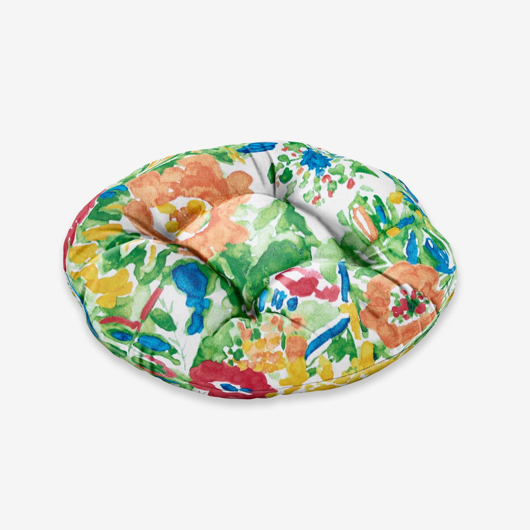 BrylaneHome Bh Outdoor Performance Tufted Round Chair Cushion - Walmart.com