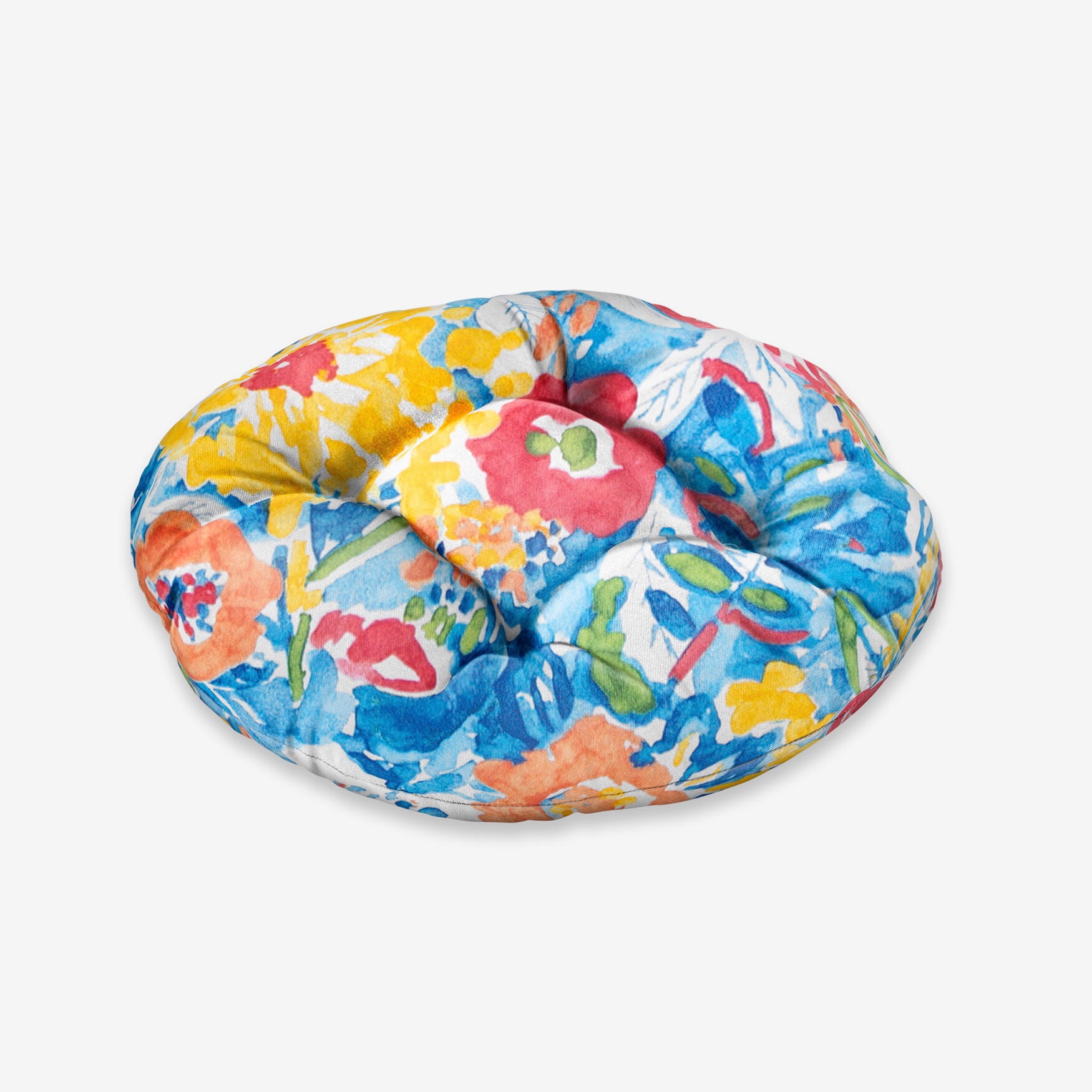 BrylaneHome Bh Outdoor Performance Tufted Round Chair Cushion - Walmart.com