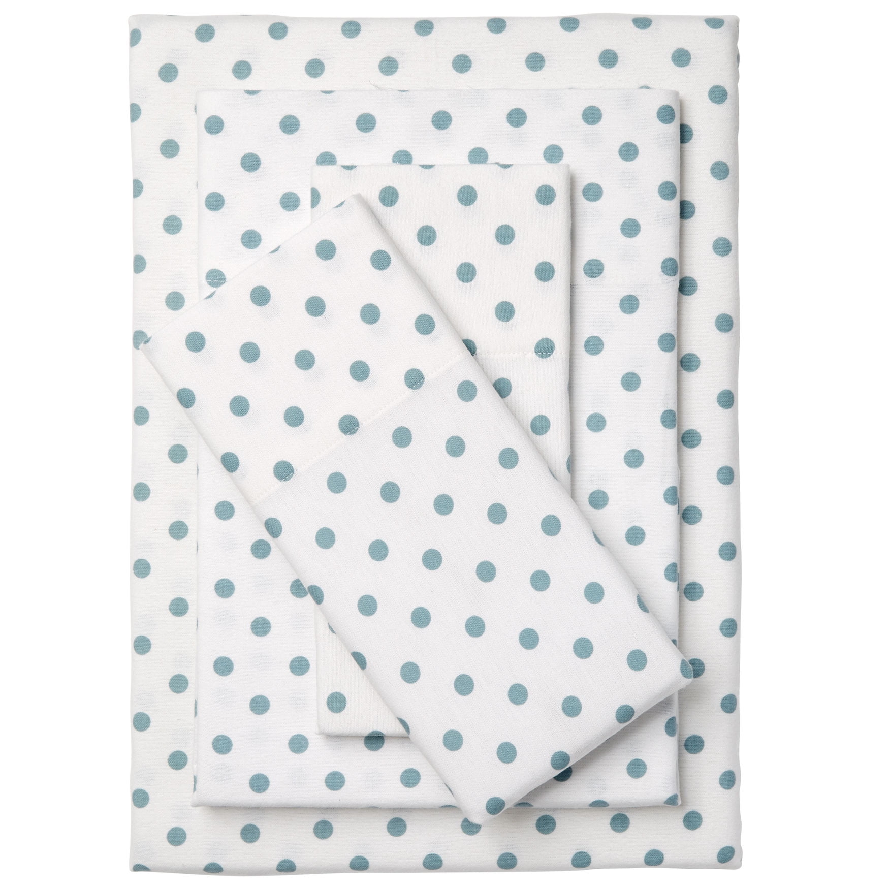 BrylaneHome Cotton Flannel Print Sheet Set - Walmart.com
