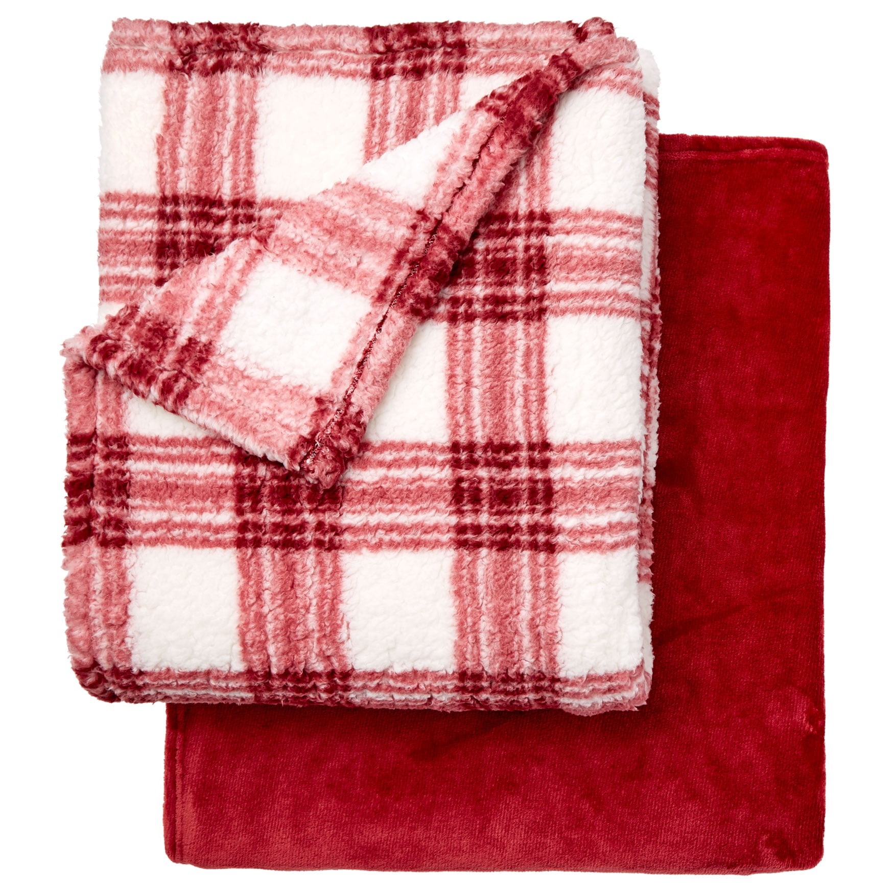 BrylaneHome Fleece Blanket + Free Throw - Walmart.com