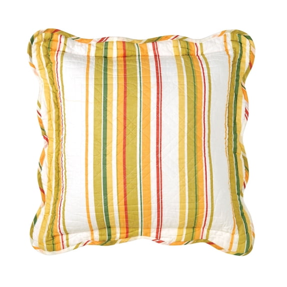 BrylaneHome Florence Square Pillow - Walmart.com