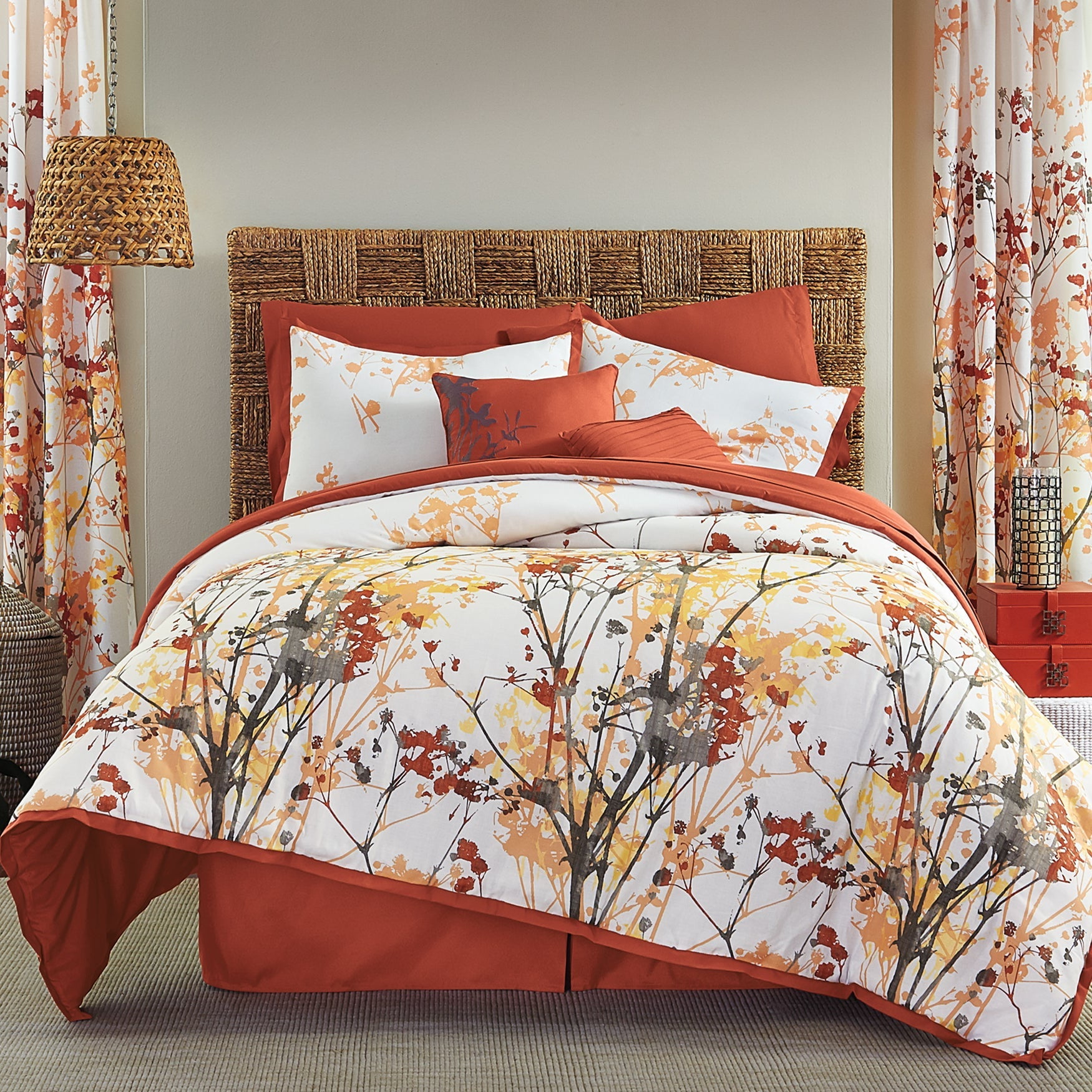 BrylaneHome Funky Floral 6 Piece Comforter Set - Walmart.com