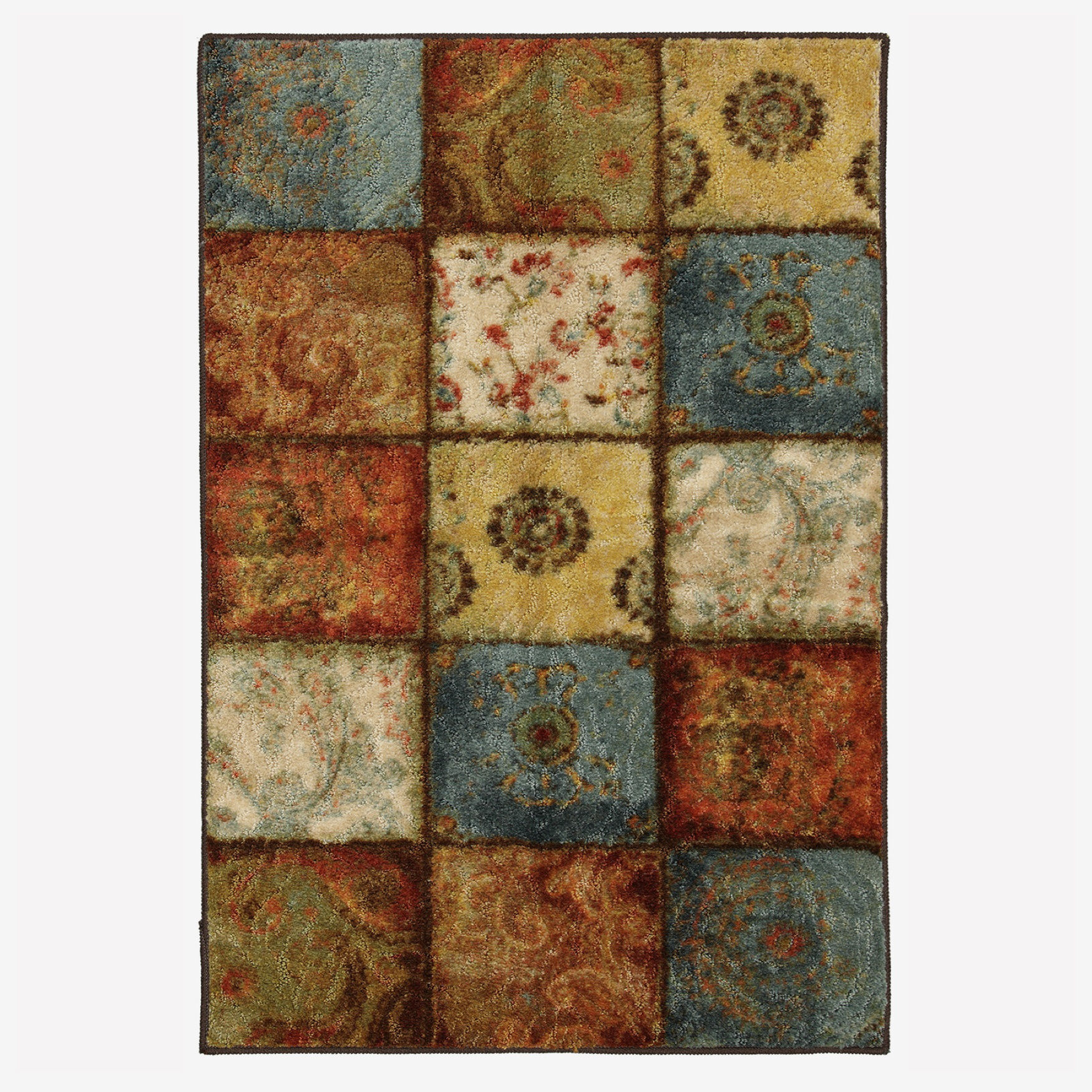 BrylaneHome Non-Skid Printed Loop 30" X 46" Scatter Mat - Walmart.com