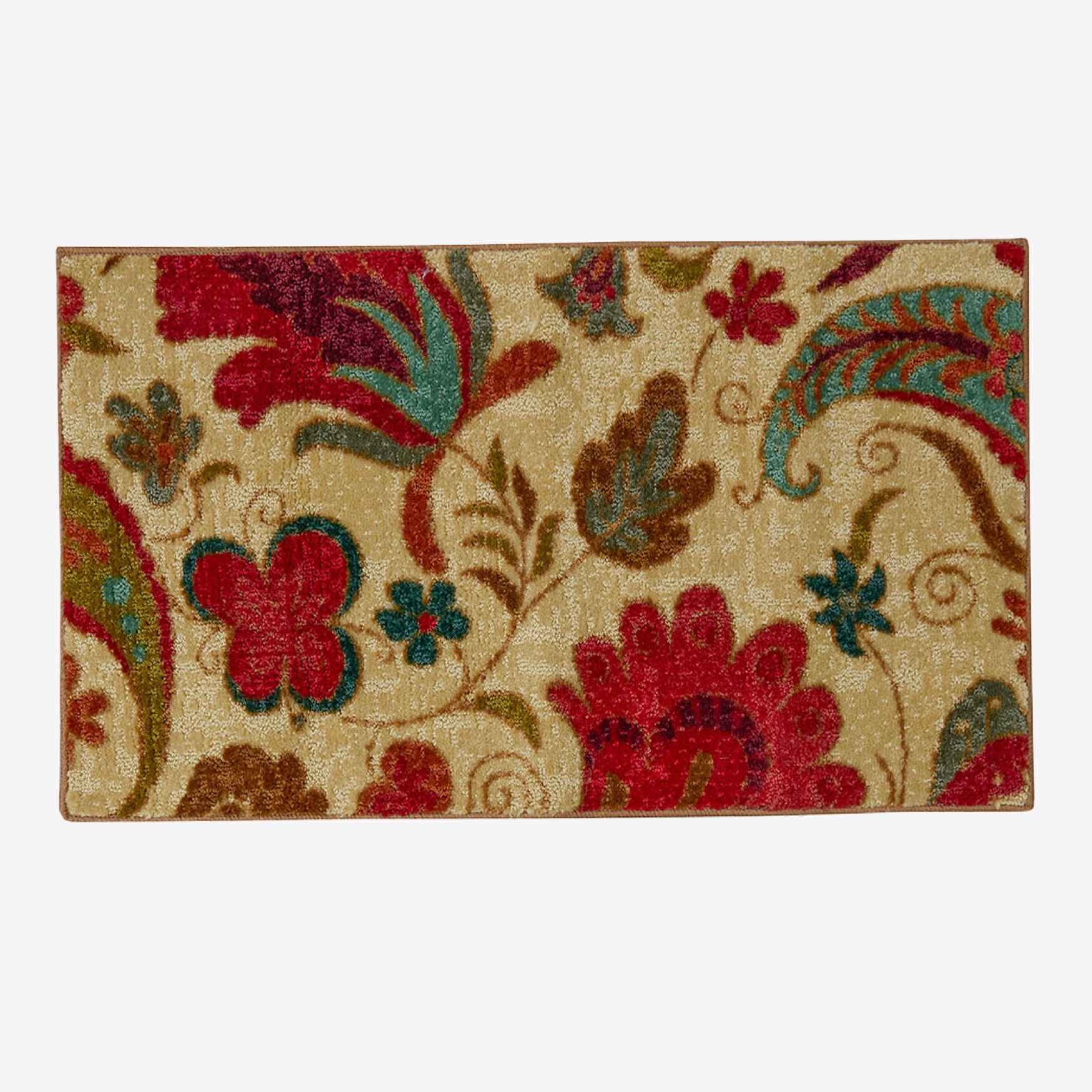 BrylaneHome Non-Skid Printed Loop 30" X 46" Scatter Mat - Walmart.com