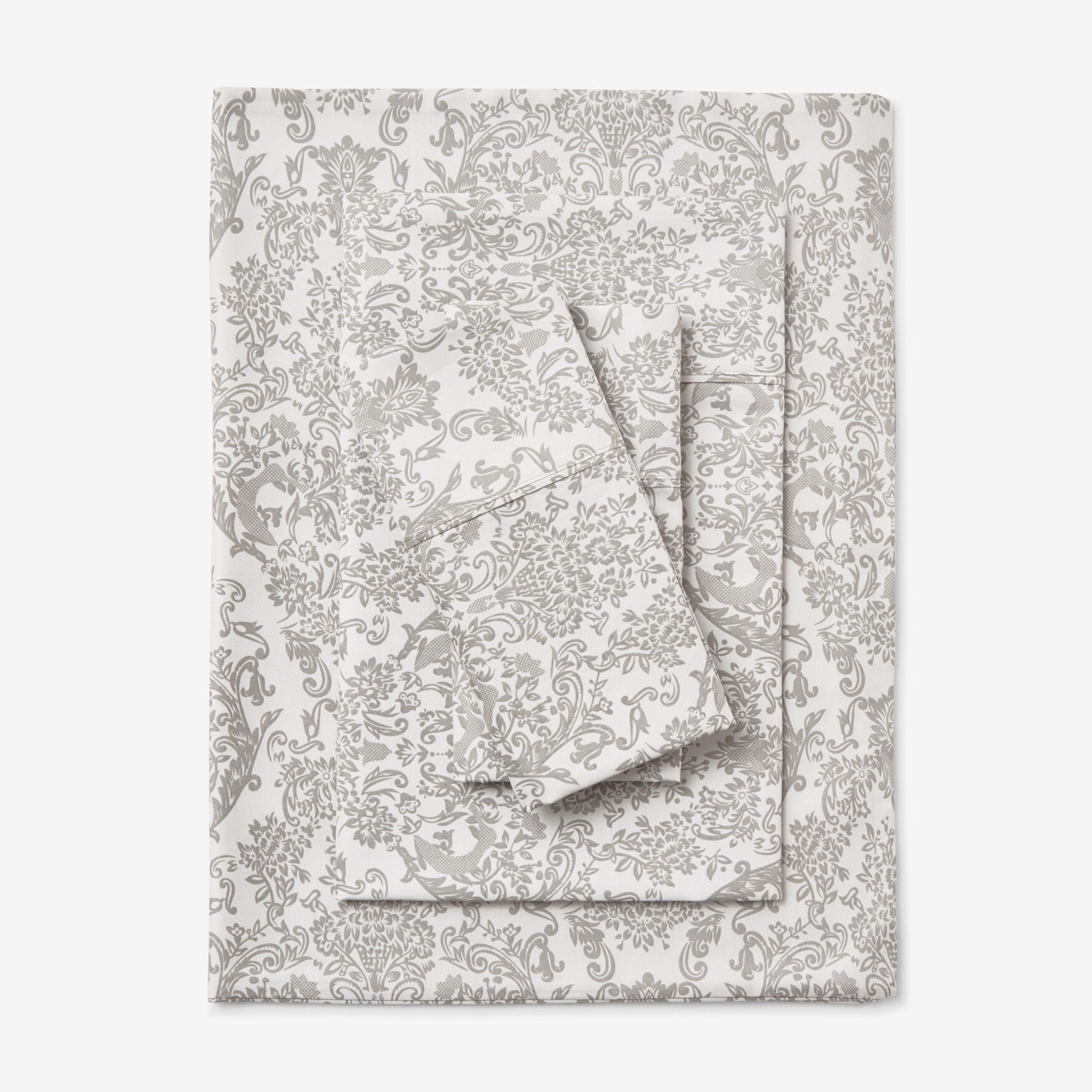 BrylaneHome Printed Damask 6 Piece Sheet Set - Walmart.com