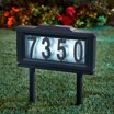 ANALEMA Solar LED Illuminated Outdoor House Numbers, Waterproof Metal ...
