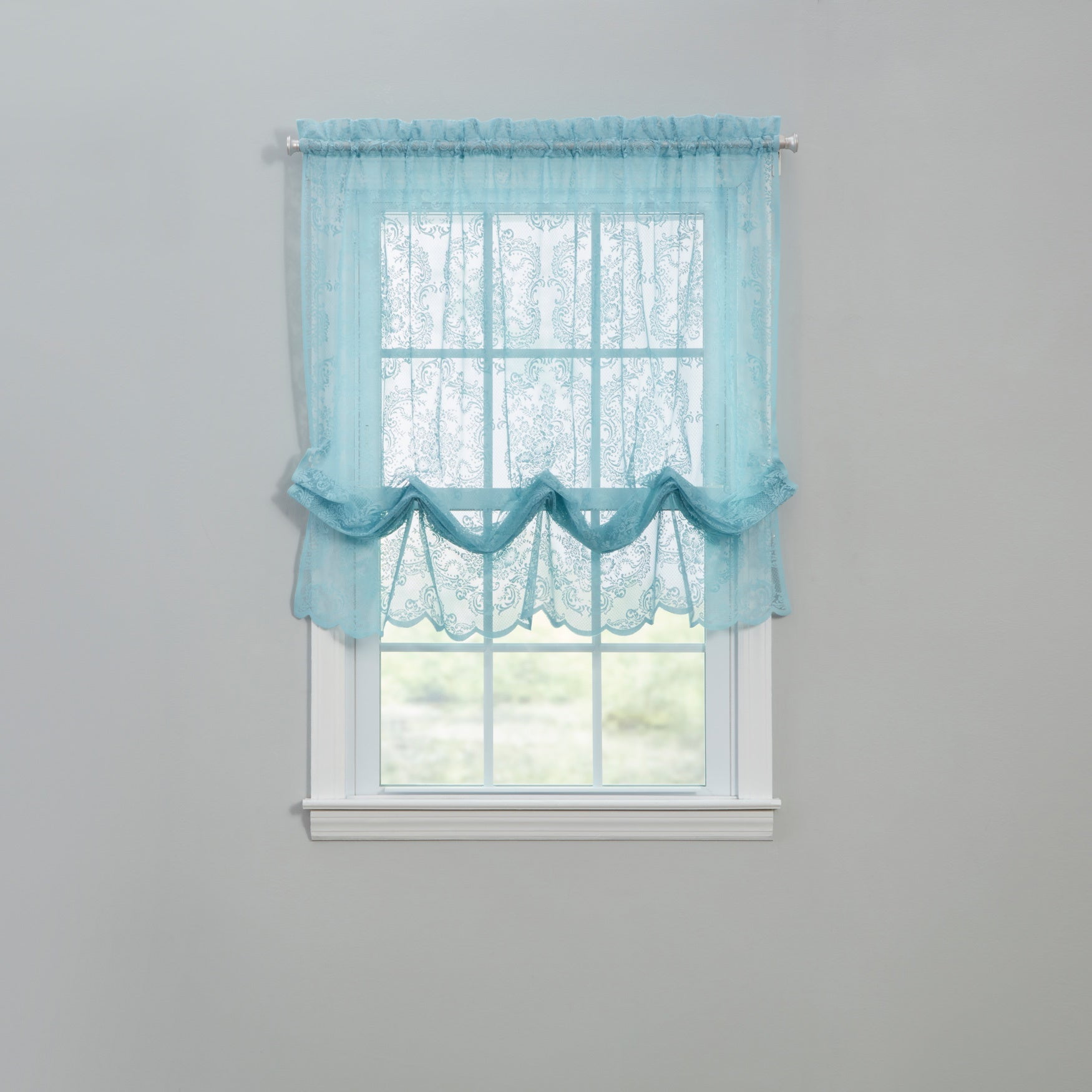 BrylaneHome Vintage Lace Balloon Shade - Walmart.com