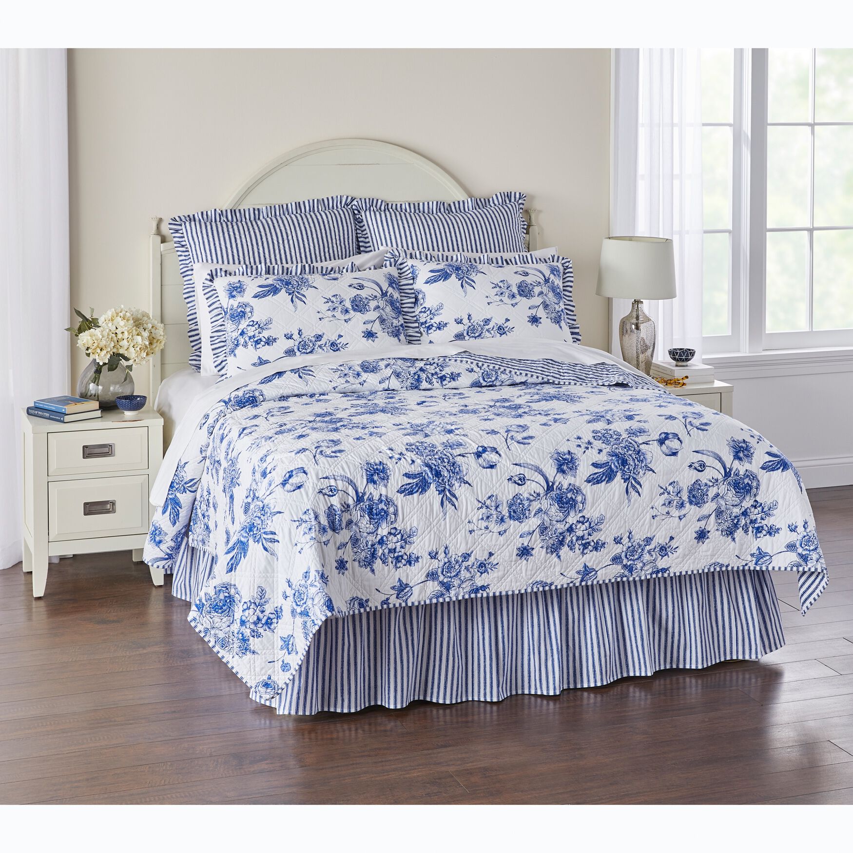 BrylaneHome Frances 6 Piece Quilt Set - Walmart.com