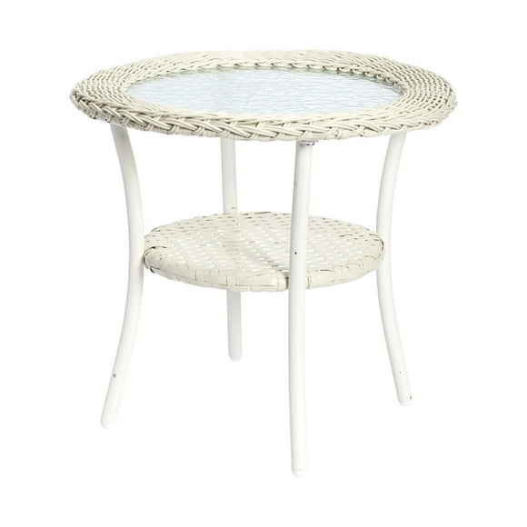 White Wicker Tables