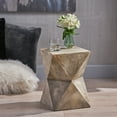 Bryleigh Indoor Lightweight Concrete Accent Table, Light Gray - Walmart.com