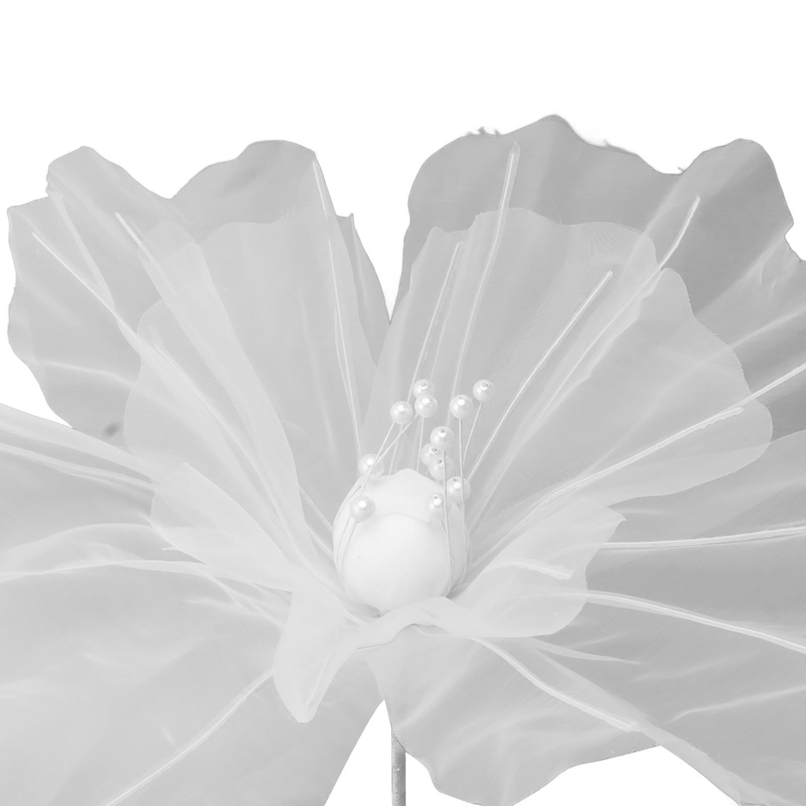 Brynna Flower Gauze Flower, Handcrafted Organza Tulle Flower with Soft ...