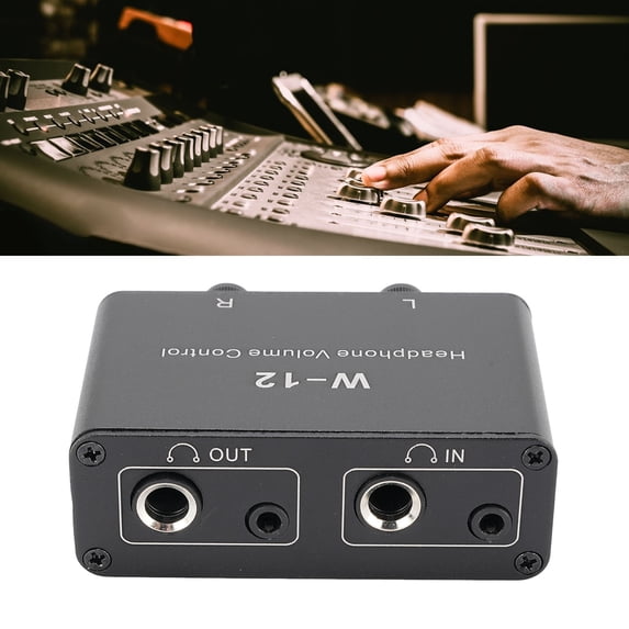 Brynna Stereo Sound Volume AttenuatorVolume Controller, 3.5mm 6.35mm ...