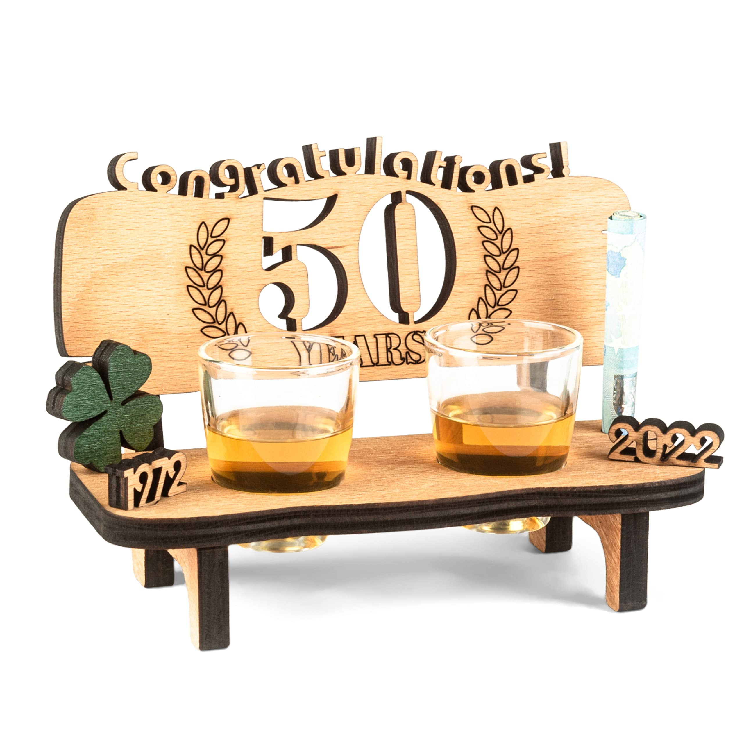 Brynnberg English Wooden Bench - 50 Engraved - Original Gift for ...