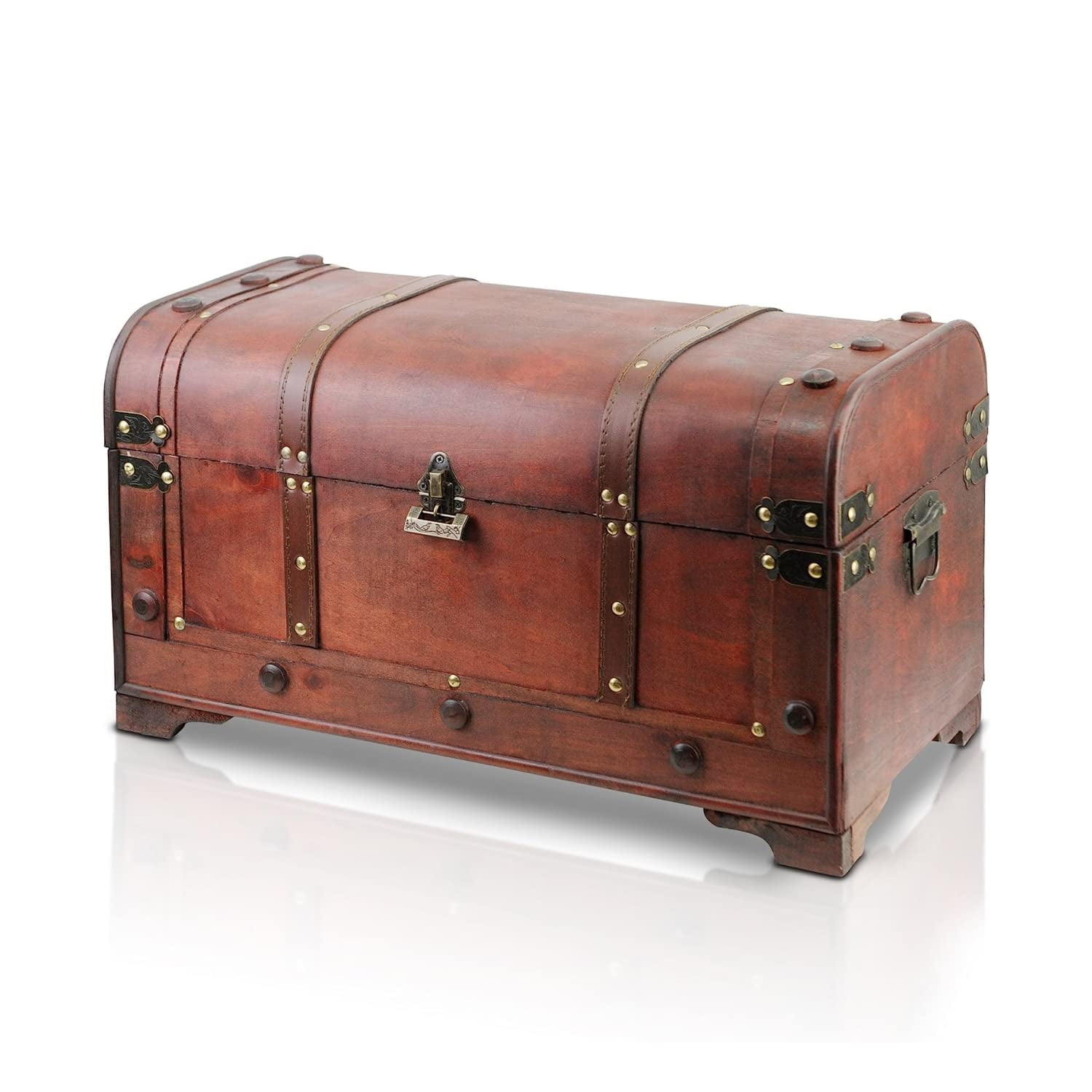 Large Wooden Treasure Chest
