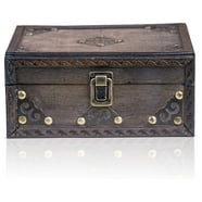 Pirate Treasure Chest Storage Box Umbus 122x71x71 Durable Wood ...