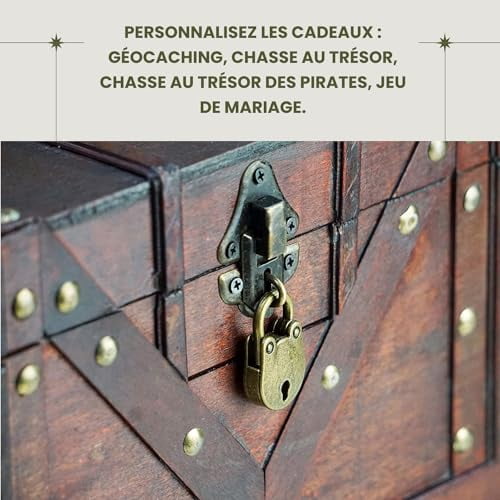 Brynnberg - Pirate Treasure Chest Storage Box - Vitec 9,4x8,3x7,1 ...