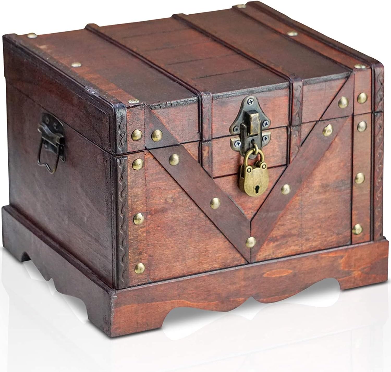 Old World Map Treasure Chest - Set of 2 - Walmart.com