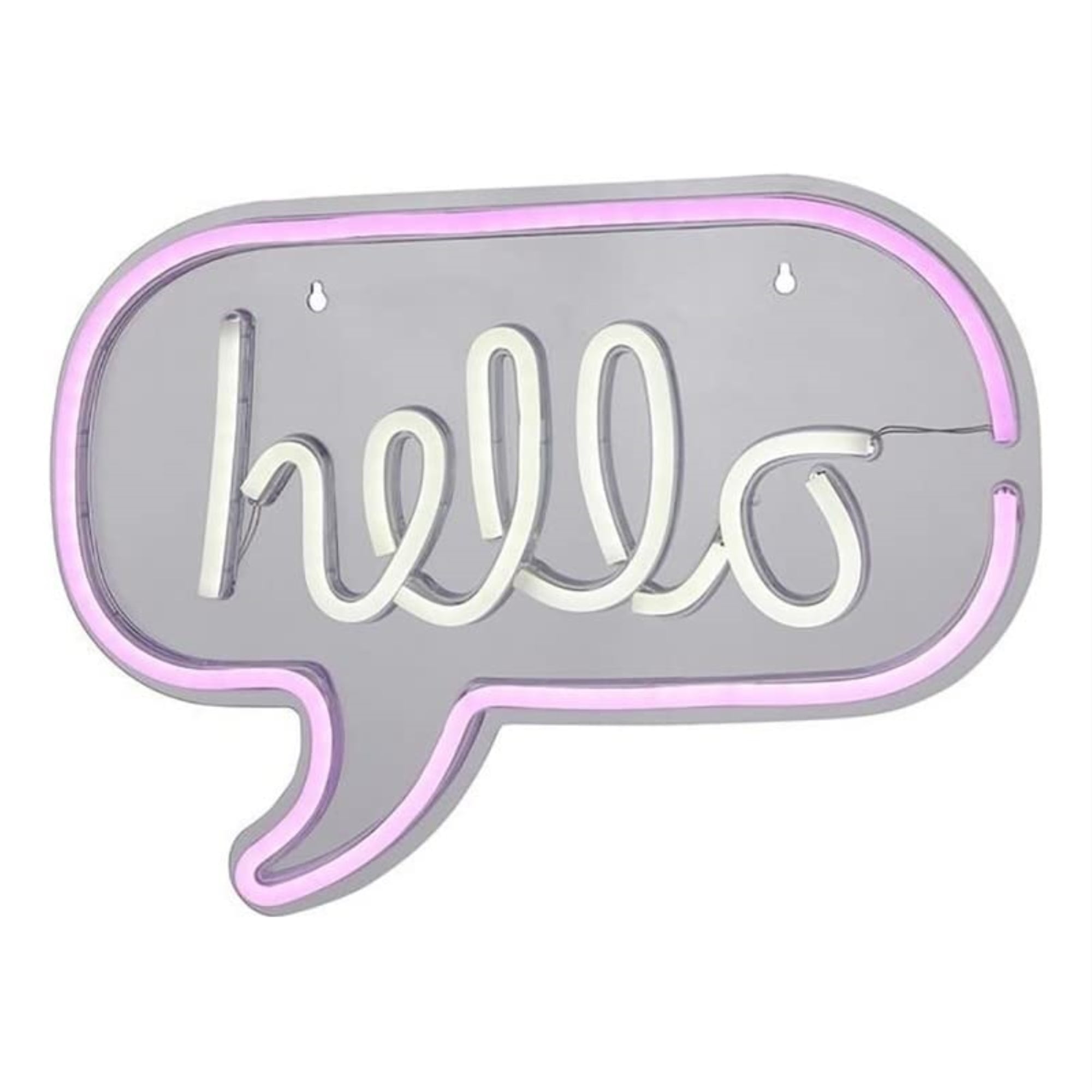 Brynnlee Hello Neon Sign USB Powered - Walmart.com