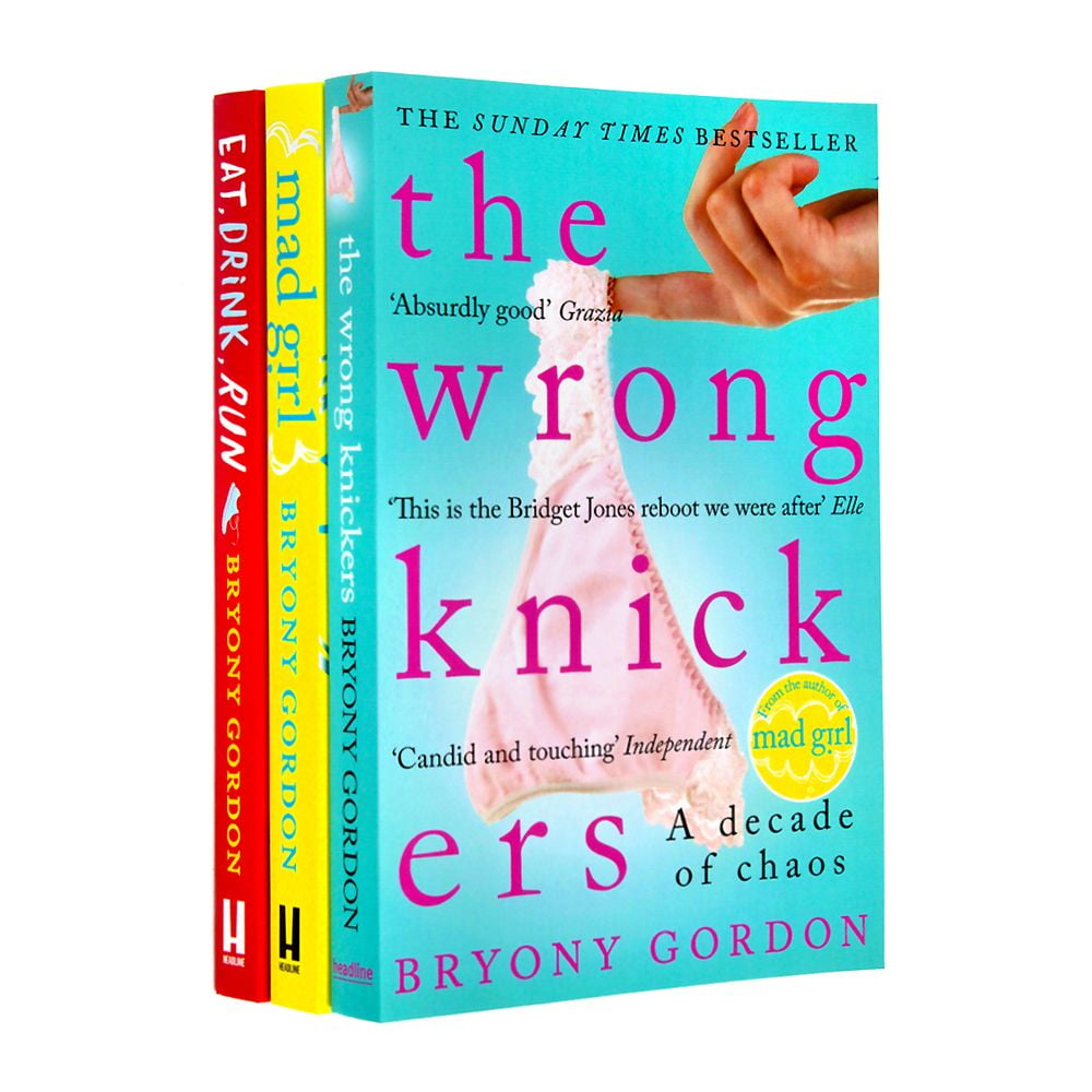 Bryony Gordon 3 Books Collection Set (Mad Girl, The Wrong Knickers ...