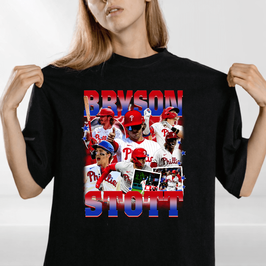 Bryson Stott Graphic T-shirt Baseball Sports Professional Apparel,for ...