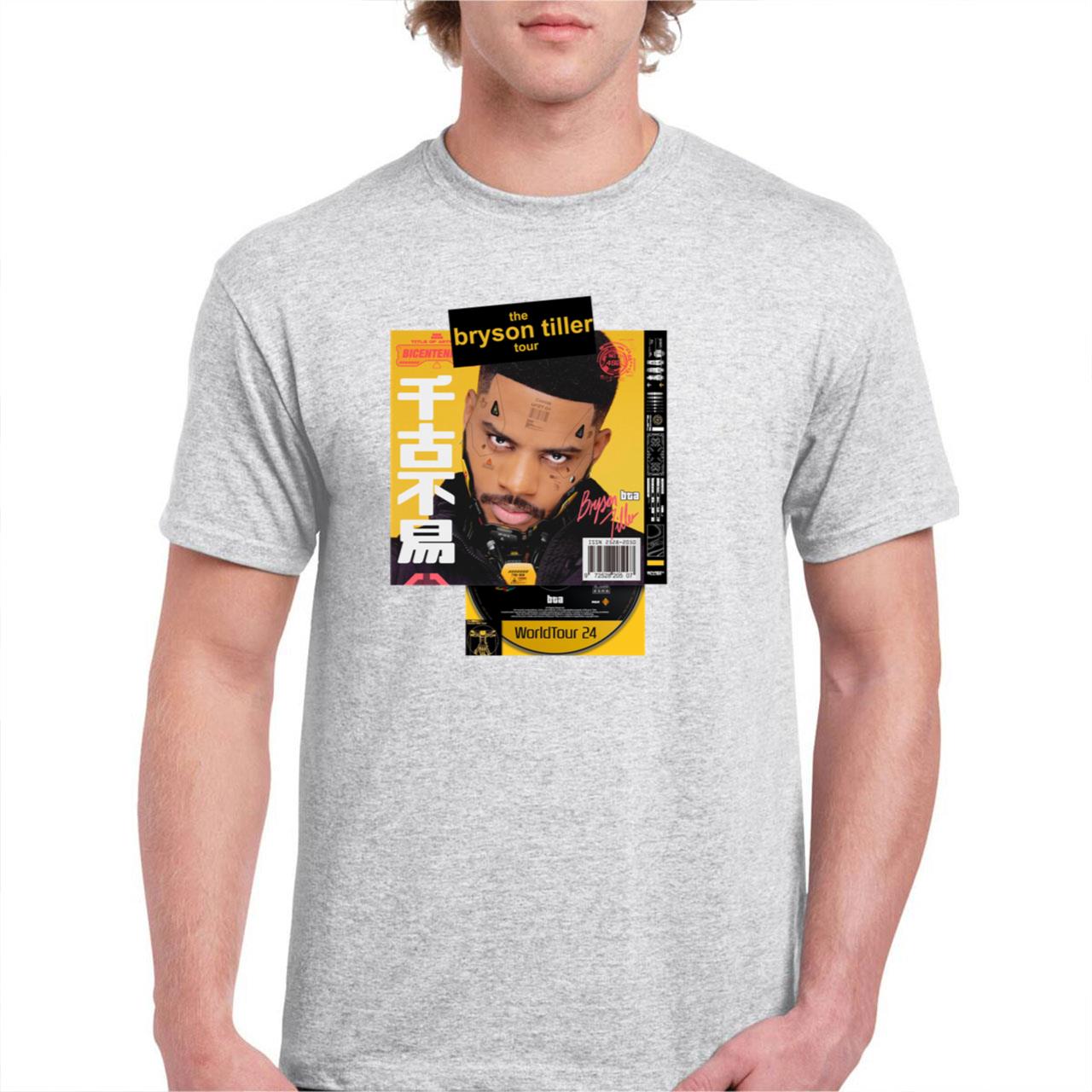 Bryson Tiller 2024 Tour (Double Sided With Dates) Unisex Shirt ...