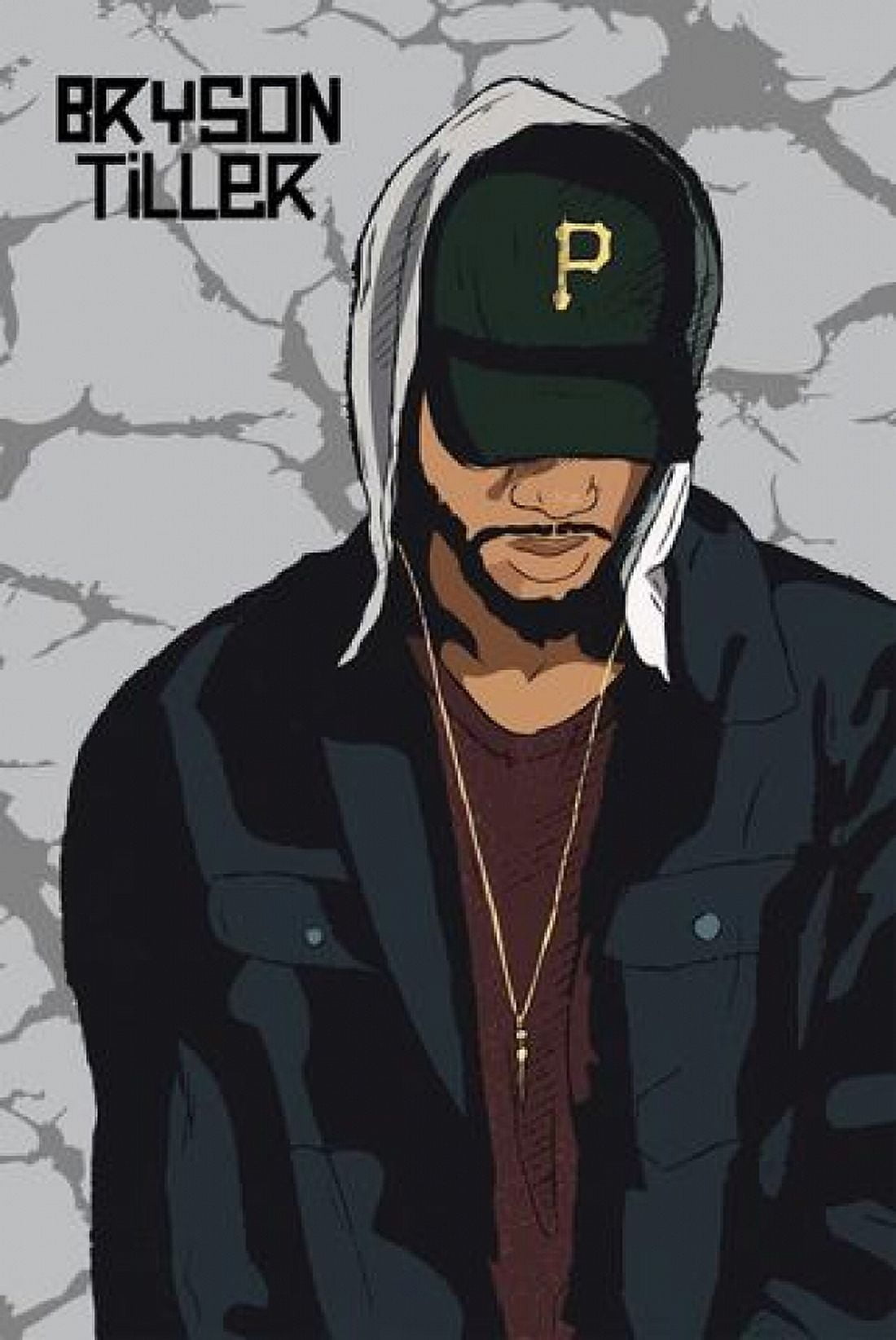 Bryson Tiller Cartoon Laminated Poster (24 x 36) - Walmart.com
