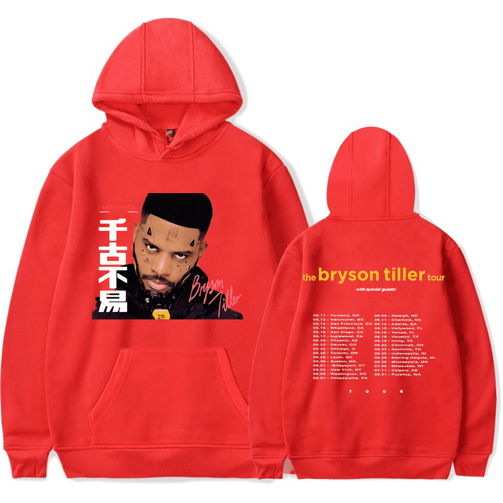 Bryson Tiller Merch The Bryson Tiller Tour 2024 Hoodies Classic ...