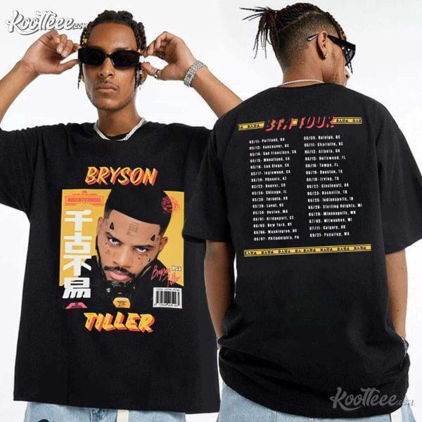 Bryson Tiller Tour Shirt - Bryson Tiller Fan Shirt - Bryson Tour 2024 ...