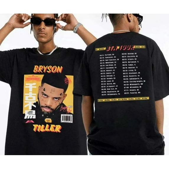 Bryson Tiller Tour Shirt - Bryson Tiller Fan Shirt - Bryson Tour 2024 ...