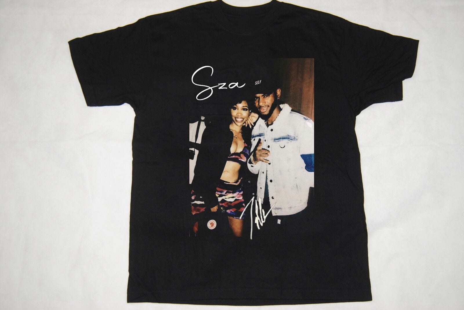 Bryson Tiller and Sza Signature Black T-Shirt Cotton Unisex 2C262 ...