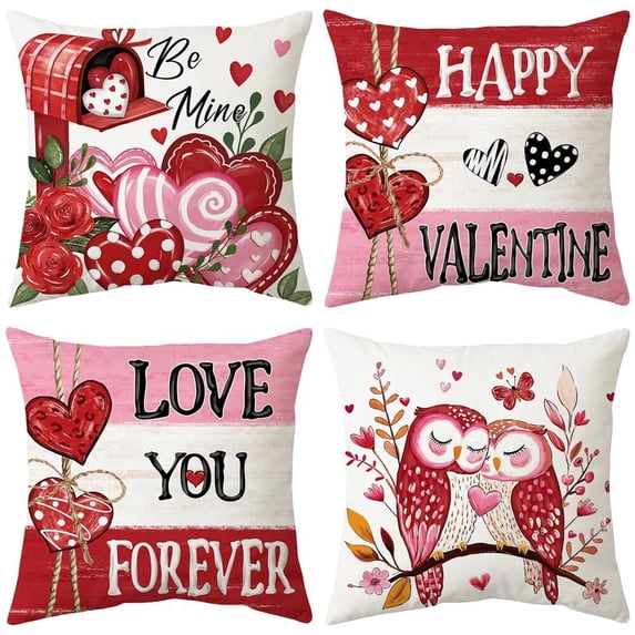 Brythos 22 x 22-inch Indoor and Outdoor Decorative Pillow Covers, a 4 ...