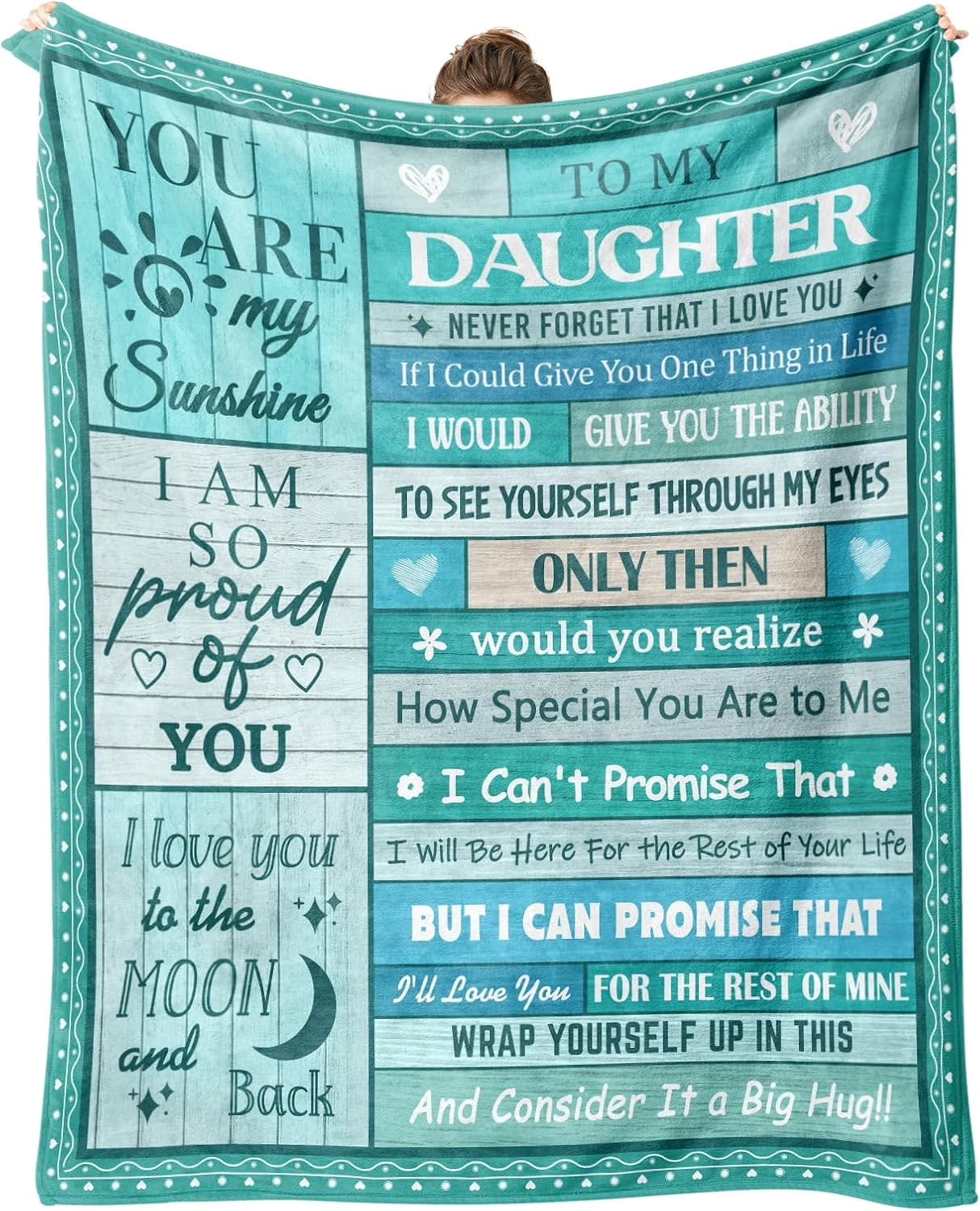 Brythos Heartfelt Gift Blanket for Daughter, Cherished Present from Mom ...