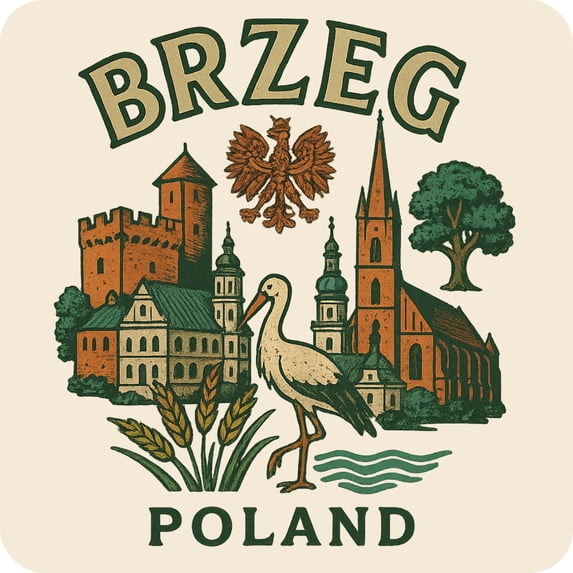 Brzeg Poland Keepsakes Souvenir Vinyl Sticker – Destination Travel ...