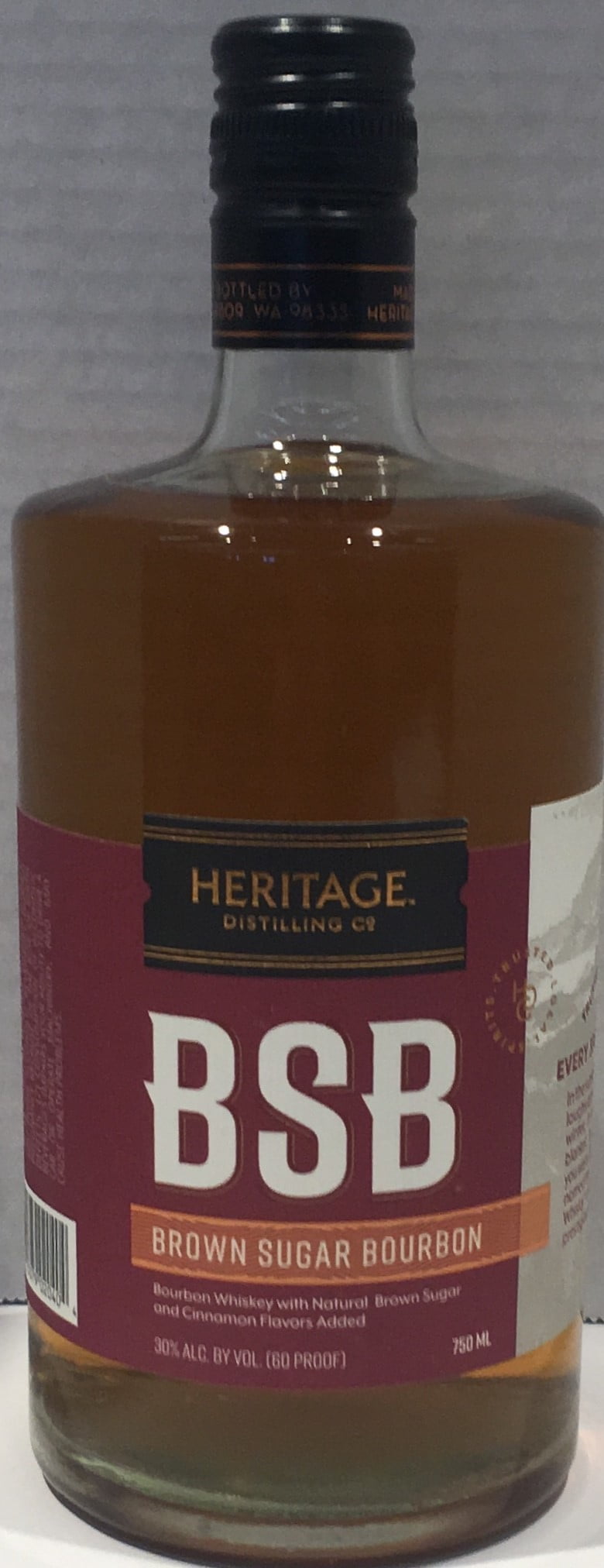 Bsb Brown Sugar Bourbon Flavored Whiskey, 750 ml Bottle, 30% ABV ... Bsb Brown Sugar Bourbon Flavored Whiskey, 750 ml Bottle, 30% ABV ...