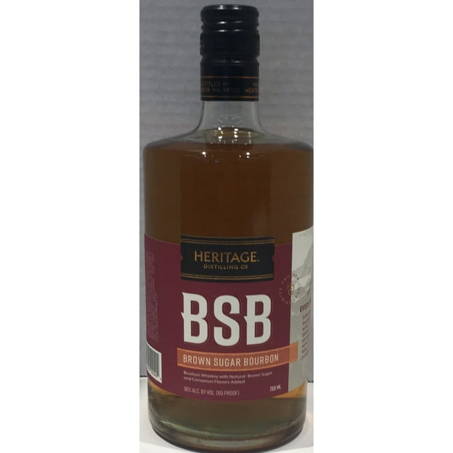 Bsb Brown Sugar Bourbon Flavored Whiskey, 750 ml Bottle, 30% ABV ...