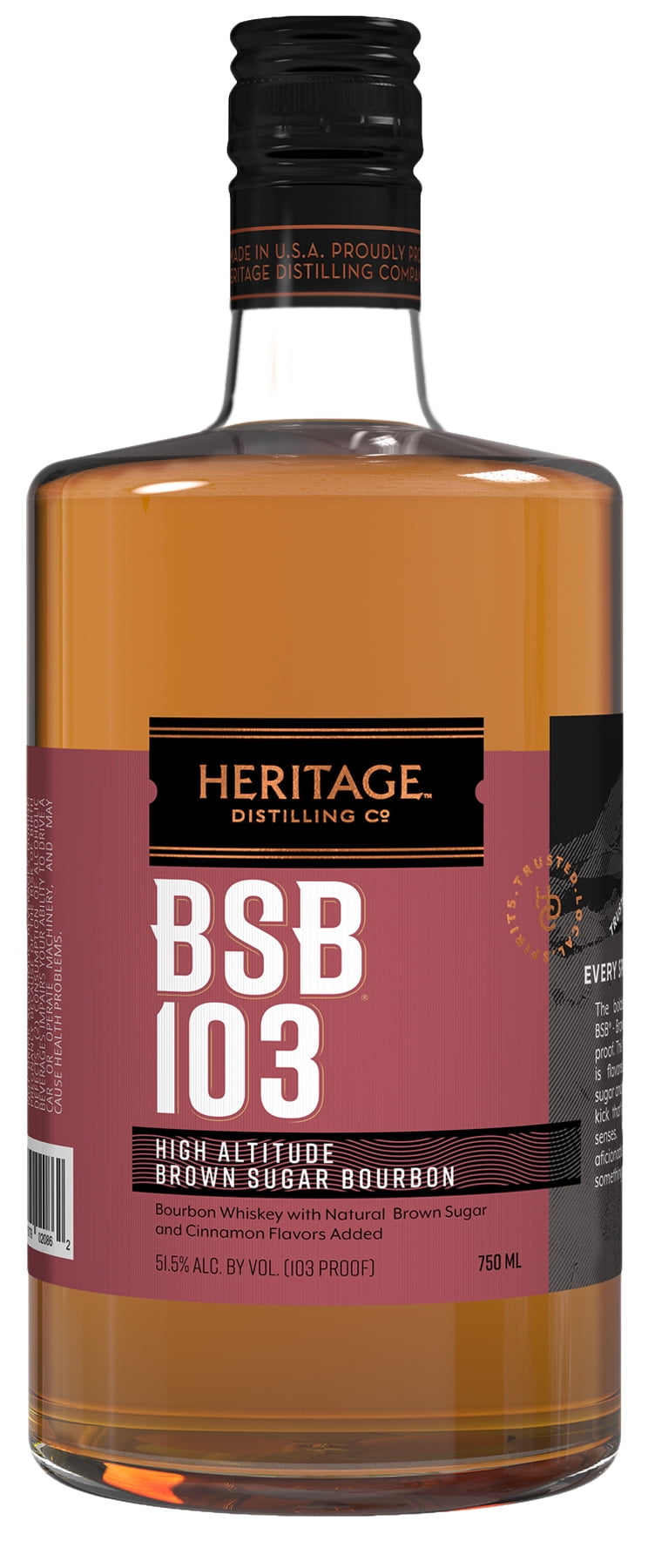 Bsb Brown Sugar Bourbon Flavored Whiskey, 750 ml Bottle, 52% ABV ... Bsb Brown Sugar Bourbon Flavored Whiskey, 750 ml Bottle, 52% ABV ...