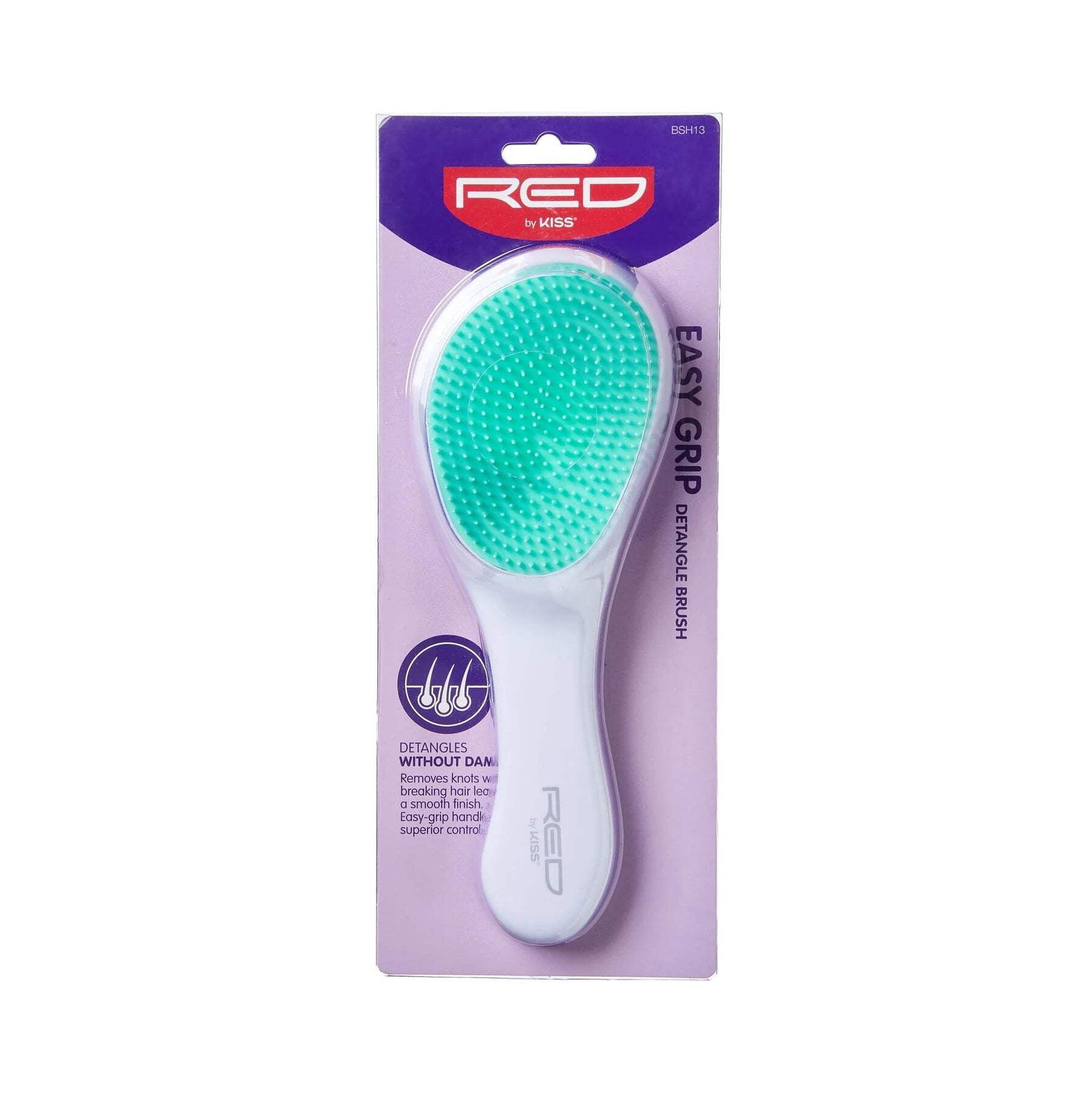 (Bsh13) Red Professional Ez Grip Det. Brush Hand HH43 1 pc - Walmart.com