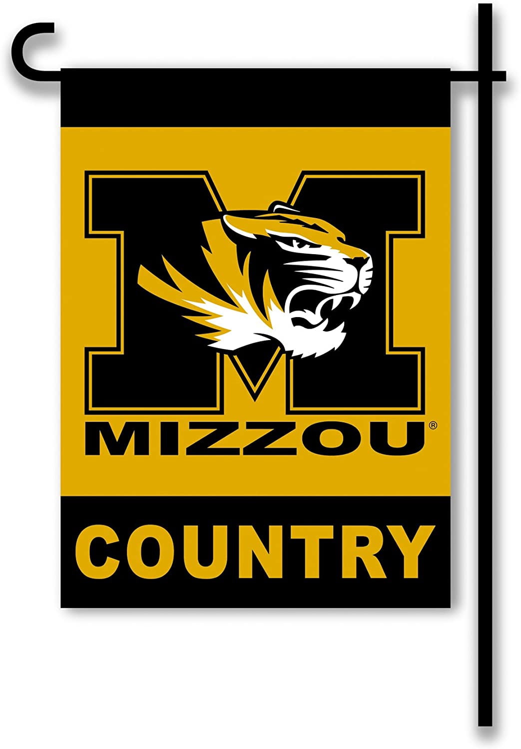 Bsi Products Inc Missouri Tigers 2-Sided Country Garden Flag Garden ...